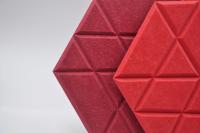 China The PET material has excellent fireproof properties. The installation method is convenient and allows for customized patterns. It is also a soundproof board that can be joined together. for sale