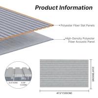 China Modern Eco-Friendly PET Acoustic Panels Double-Layer Polyester Fiber Sound Insulation Board for Hotel Use Graphic Design for sale