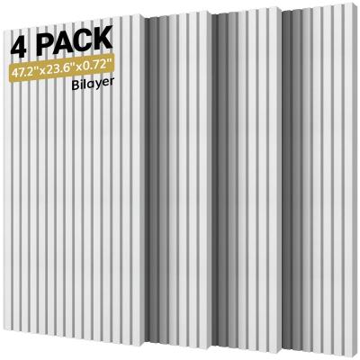 China Modern Eco-Friendly PET Acoustic Panels Double-Layer Polyester Fiber Sound Insulation Board for Hotel Use Graphic Design for sale