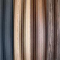 China Indoor Wood Slat Sound Absorbing Panels For Offices Homes And Studios Acoustic Environment for sale
