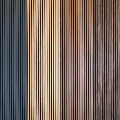China Indoor Wood Slat Sound Absorbing Panels For Offices Homes And Studios Acoustic Environment for sale