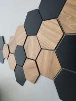 China Wood Veneer+Polyester Acoustic Panels Precision-cut Edges Custom Sizes/Wood Colors Available A1/B1 Fire-rated for sale