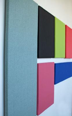 China Fire Resistant Fabric Covered Acoustic Panel Suitable for Public Buildings Hotels Restaurants and Healthcare Facilities for sale