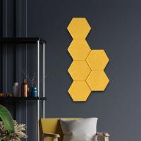 China Hexagonal Acoustic Panel CATILAN PET Sound-absorption Panels High NRC 0.85 Custom Shape Class A And Class B Flame Retardancy for sale