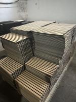 China 300 X 600 Walnut Oak Wood Slat Acoustic Panels Sound Absorption Interior Decoration For Home Office for sale