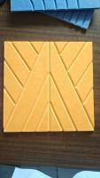 China Modern Design 9mm Carved PET Acoustic Felt Sheet Wall Panel For Office & Hotel for sale