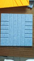 China Modern Design 9mm Carved PET Acoustic Felt Sheet Wall Panel For Office & Hotel for sale