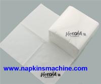 China 2200 Sheets/ Min 2 Layer folding Napkin Embossing Machine for sale