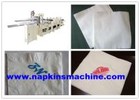 China CE 4 FOLD 2200 Sheets / Min Serviette Napkin Printing Machine for sale