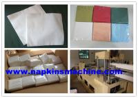 China CE 4 FOLD 2200 Sheets / Min Serviette Napkin Printing Machine for sale