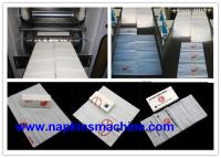 China 7.5KW 1 / 8 Fold Vacuum Tissue Printing Machine / Napkin Manufacturing Machine for sale