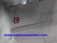 China 600 pieces / Min 4 Fold PLC Napkin Folding Machine for sale
