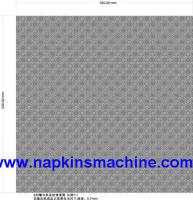 China 500 Sheet / Line Napkin Printer Machine , 220V Tissue Printing Machine for sale