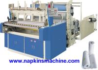 China CE 2 Layer Slitting Rewinding Toilet Roll Making Machine for sale