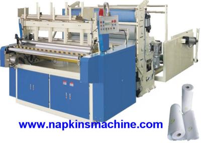 China CE 2 Layer Slitting Rewinding Toilet Roll Making Machine for sale