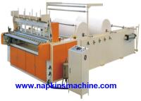 China 1400mm Width PLC Touch Screen Toilet Paper Converting Machine for sale