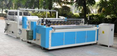 China PLC Control Big Jumbo Roll Toilet Roll Making Machine for sale