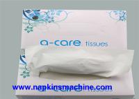China PLC Color Printing 7.5KW Pop Up Facial Tissue Machine / Tissue Paper Maker Machine for sale