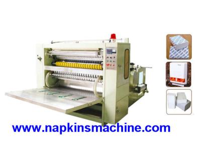 China 7.5KW V Fold Embossing Counting Unit Tissue Paper Maker Machine for sale