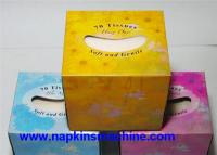 China 380V Cube Box Facial Tissue Making Machine , 80 M/ Min Tissue Paper Maker Machine for sale