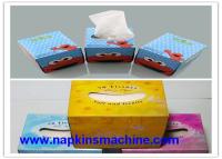 China 380V Cube Box Facial Tissue Making Machine , 80 M/ Min Tissue Paper Maker Machine for sale