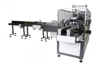 China Fully Automatic Facial Napkin Packaging Machine By Wrapping / Folding And Sealing for sale