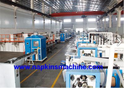 China Servo Motor 140m / Min 2900mm Width Facial Tissue Making Machine for sale