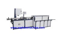 China Full Automatic Band Saw Toilet Paper Jumbo Roll Cutting Machine 60-100cuts / minute for sale