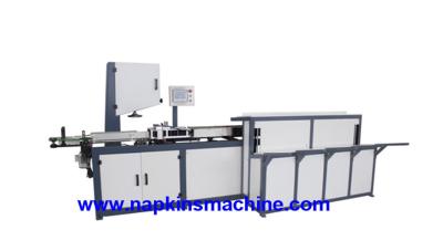 China Full Automatic Band Saw Toilet Paper Jumbo Roll Cutting Machine 60-100cuts / minute for sale