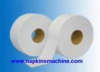 China Full Automatic Band Saw Toilet Paper Jumbo Roll Cutting Machine 60-100cuts / minute for sale