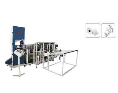 China 2.5KW 2700mm Length Paper Slitter Rewinder Machine / Toilet Paper Roll Cutting Machine for sale