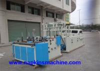 China 4 PCS Steel Jumbo Roll Paper Rewinder Machine / Paper Slitting Machine for sale