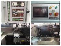 China Full automatic V fold Facial  tissue paper cartoning machine with great price For Cube box facial tissue Wrapping for sale