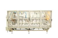 China 1200sheet/Min Embossing Bag Tissue Paper Machine V Fold for sale