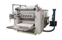 China 6 Line Log Saw JOG Embossing Face Paper Machine 4800sheets/min for sale