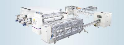 China Pneumatic Counting 11KW Facial Tissue Paper Machine V Folding for sale