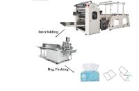 China 380V CE Interfold Facial Tissue Machine 4800 Sheets / Min Edge Embossing for sale