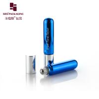 China No Leakage Empty Blue Roll On Container 6ml For Perfume Sample Essential Oil for sale