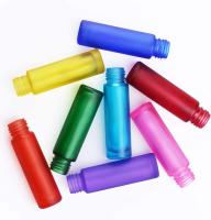 China 10ml Wall Glass Roll On Bottle with Metal Cap Custom Logo Available for Personal Care Products for sale