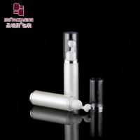 China Pearl White Acrylic Cosmetic Roller Bottle 10ml 15ml for Eye Serum Packaging for sale