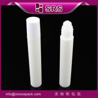 China White Plastic Roll On Bottle RPP-8ml Leak Proof Seal Pharmaceutical Grade Easy Application for sale