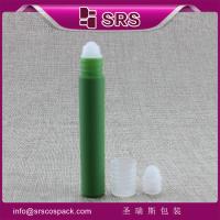 China Leak Proof Green Roll On Bottle Pharmaceutical Grade 5ml Perfume Container for sale