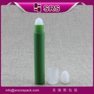 China Leak Proof Green Roll On Bottle Pharmaceutical Grade 5ml Perfume Container for sale