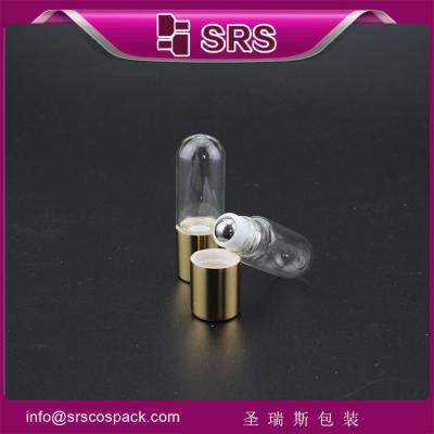 China wholesale roll on bottle and 3ml transparent glass bottle for sale