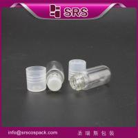 China supply high quality 3ml transparent roll on glass bottle for sale