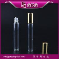 China essential oil bottle and rmpty glass 1/3 oz roll on bottle for sale