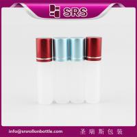 China mini cute 3ml plastic roll on bottle ,3ml empty roller bottle with Aluminum cap for sale