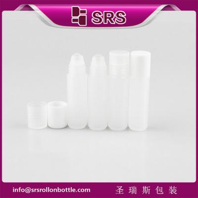 China Clear RPP 3ml Roll On Bottle Leak Proof Seal for Essential Oils Perfumes for sale