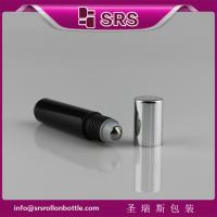 China manufacturer 10ml empty roll on perfume bottle with steel ball for sale