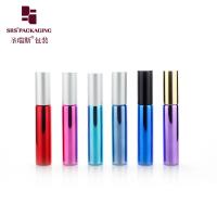 China Aluminum Cap Glass 10ml Roller Bottle for Travel Cosmetics Sample for sale